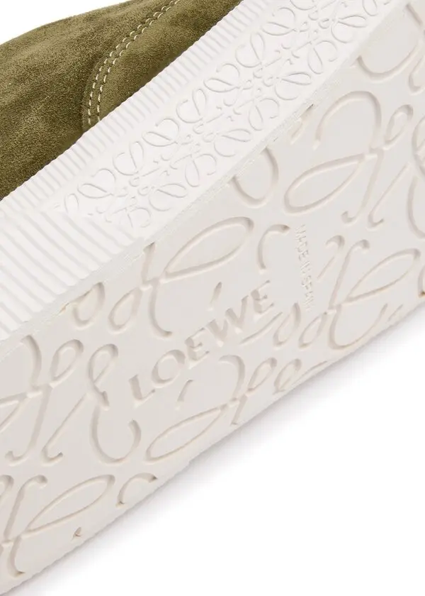 Loewe Terra Vulca Suede Sneakers