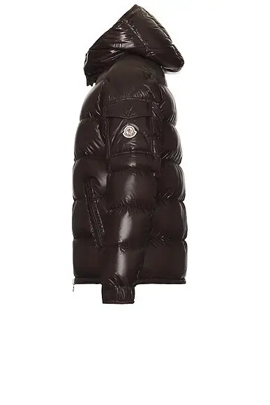Moncler Maya Padded Jacket - Dark Brown
