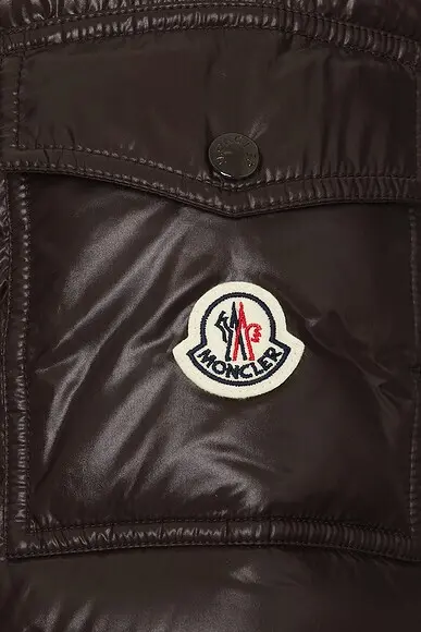 Moncler Maya Padded Jacket - Dark Brown