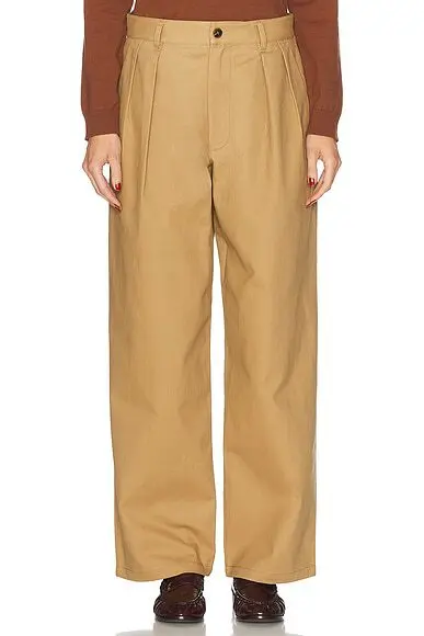 WAO Wide Leg Pleated Trouser