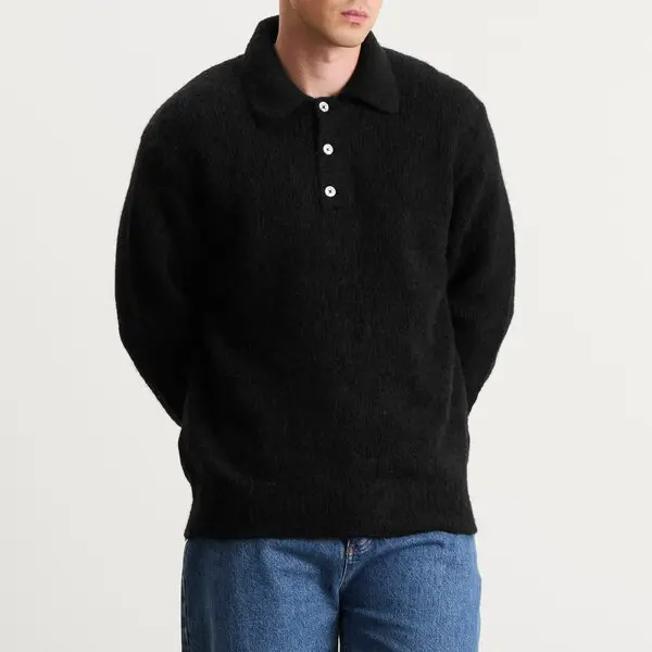 Norse Projects Rasmus Brushed Knit Polo