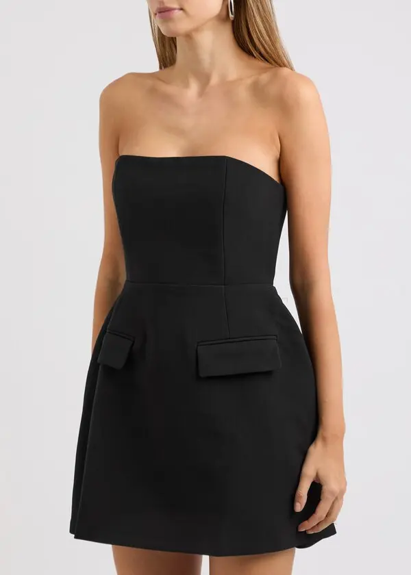 Oddmuse The Ultimate Muse Strapless Mini Dress - Black