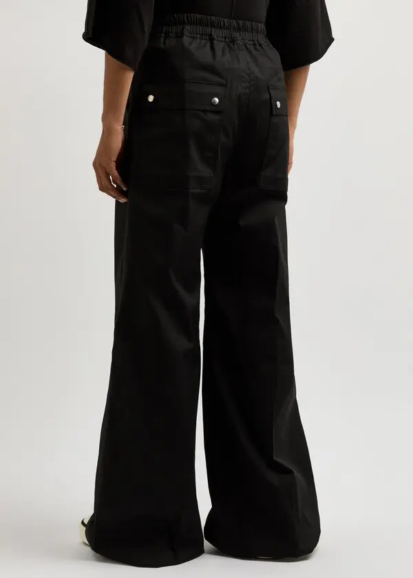 Rick Owens Porterville Wide-Leg Trousers In Black - 40% Off