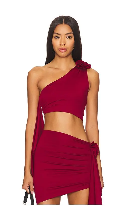 LOVERS AND FRIENDS Cordelia Top - Oxblood