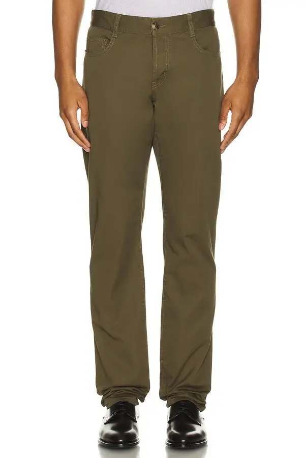 Saint Laurent Slim Fit Jeans - Authentic Kaki