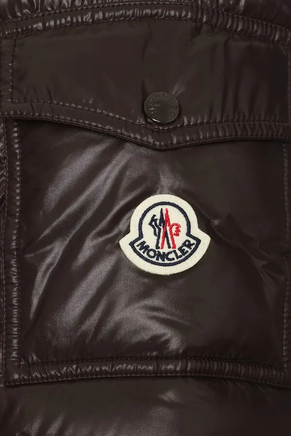 Moncler Maya Padded Jacket - Dark Brown