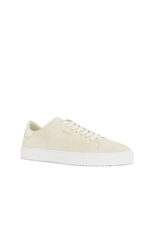 Axel Arigato Clean 90 Suede Sneakers - Off White & White