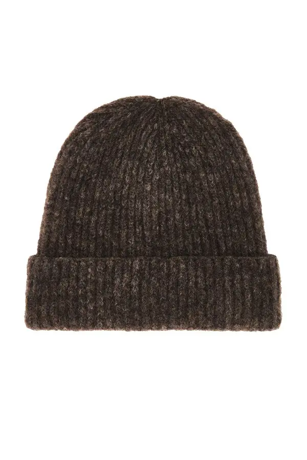 Janessa Leoné Piper Beanie In Brown - Heather Brown  display picture 2