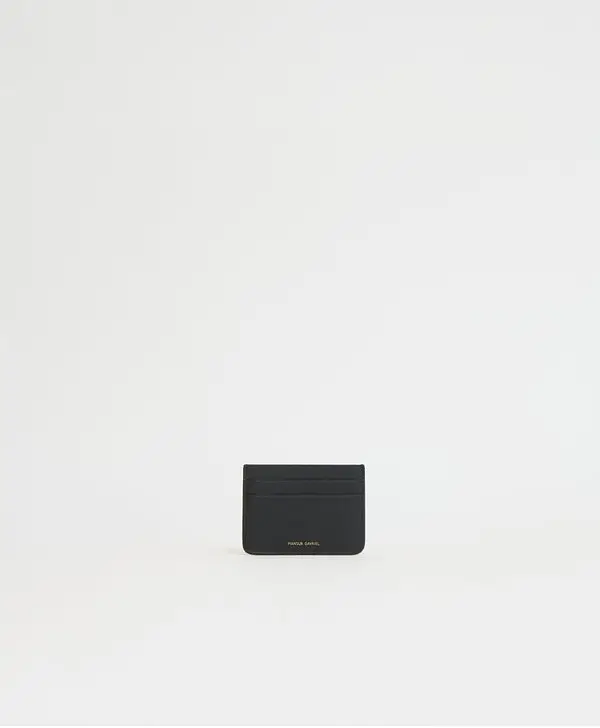 MANSUR GAVRIEL Pocket Card Holder - Black