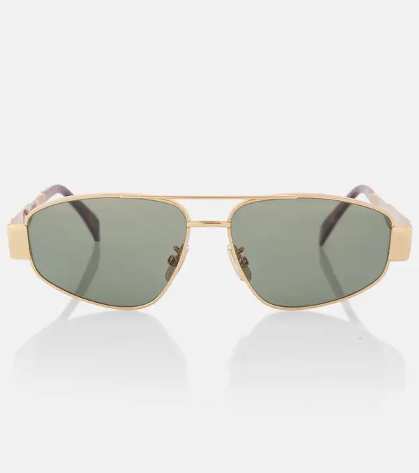 Celine Triomphe Aviator Sunglasses