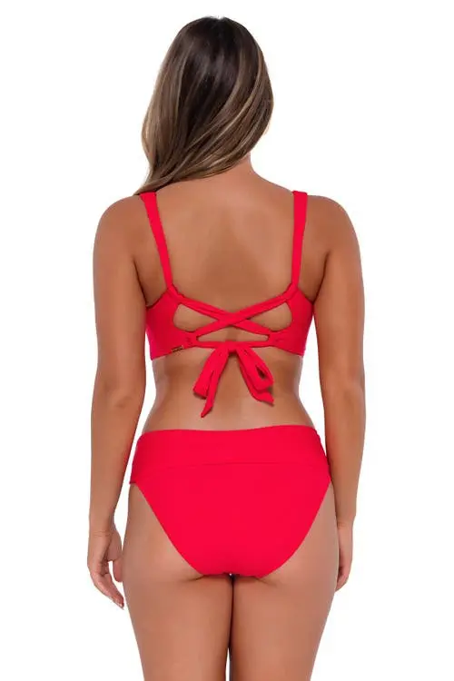 SUNSETS Elsie D Cup Bikini Top - Geranium