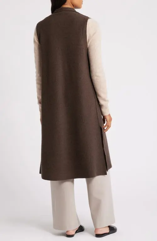Eileen Fisher Longline Wool Vest