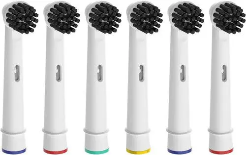 PURSONIC Charcoal Infused Bristles Electric Toothbrush Replacement Brush Heads