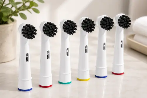 PURSONIC Charcoal Infused Bristles Electric Toothbrush Replacement Brush Heads