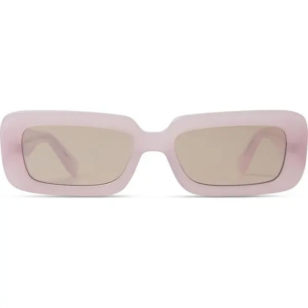 ELISA JOHNSON Gigi Rectangular Sunglasses - Baby Pink