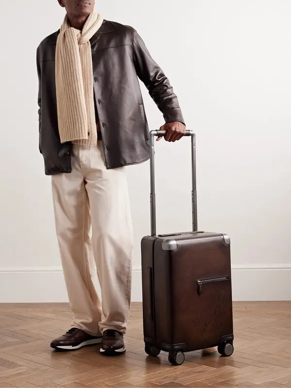 Berluti Formula 1005 Scritto Venezia Softy Leather Suitcase