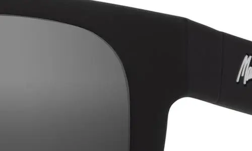 Maui Jim Puakea 57mm Square Sunglasses - Matte Black