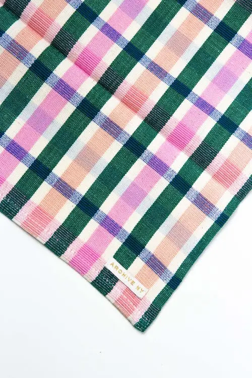 ARCHIVE NEW YORK Handwoven Classic Plaid Cotton Napkins - Multi