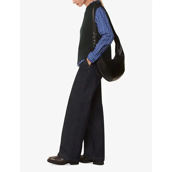 Whistles Wool Sweater Vest - Black