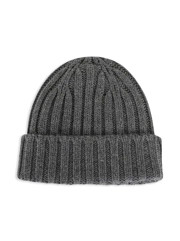 Aspesi Cable-knit Beanie - Grey