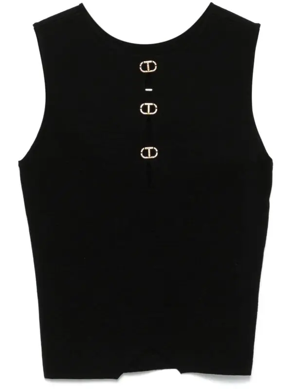 TWINSET Logo-plaque Top