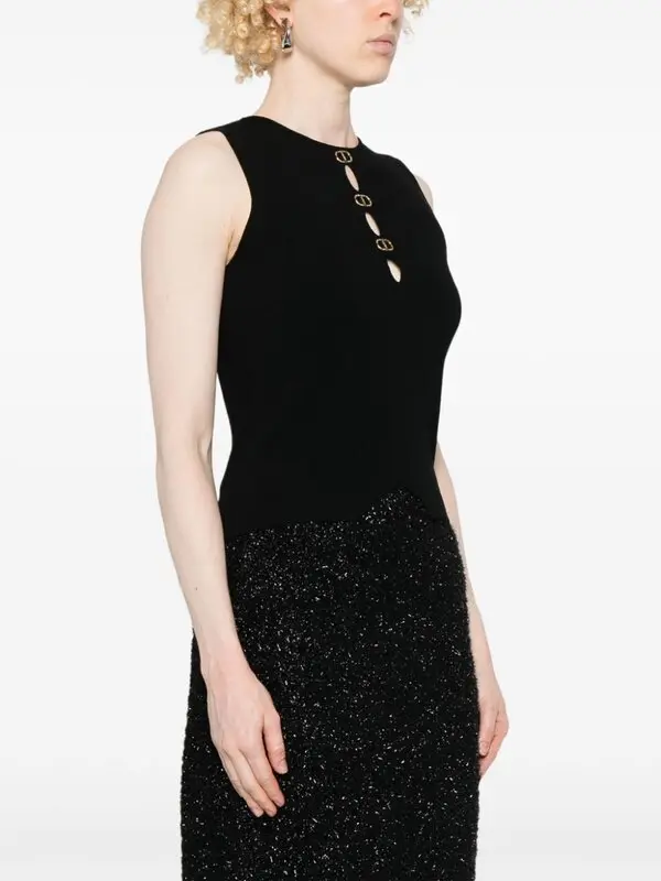 TWINSET Logo-plaque Top