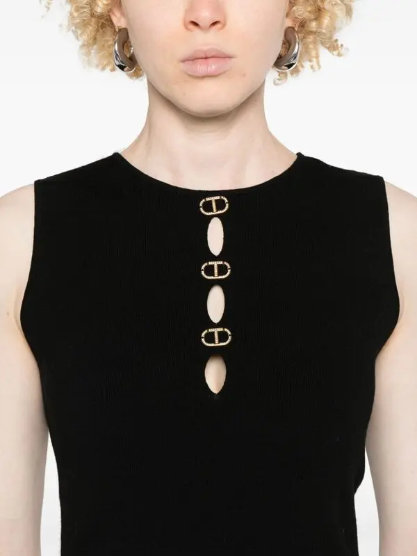 TWINSET Logo-plaque Top