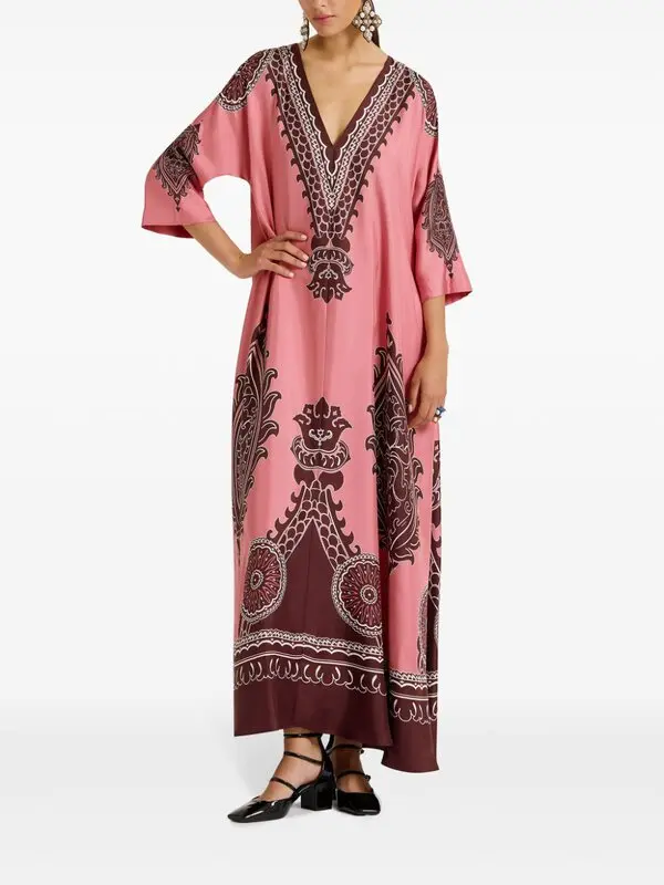 La DoubleJ Muumuu Maxi Dress - Pink