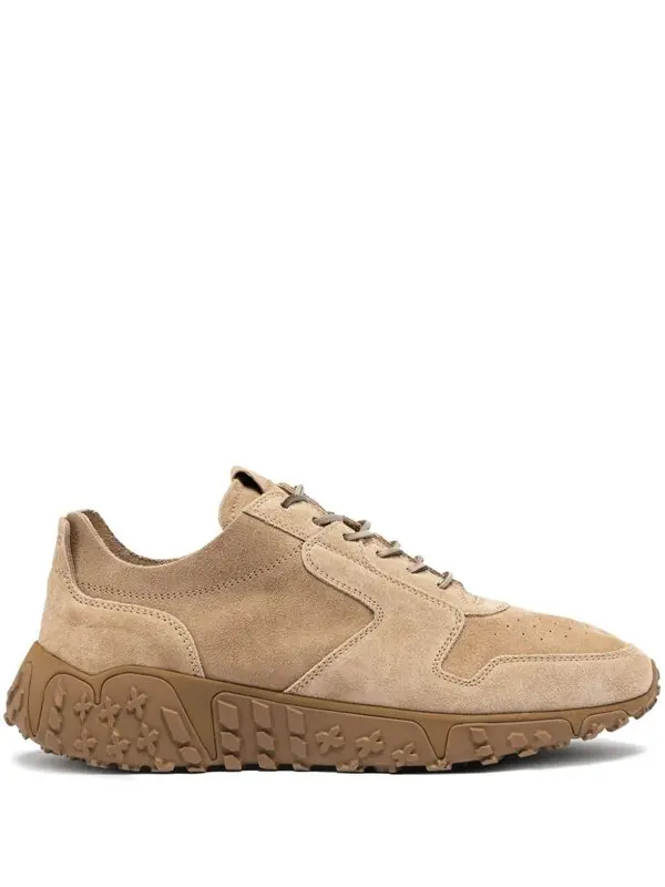 BUTTERO® Lace-up Suede Sneakers - Neutrals