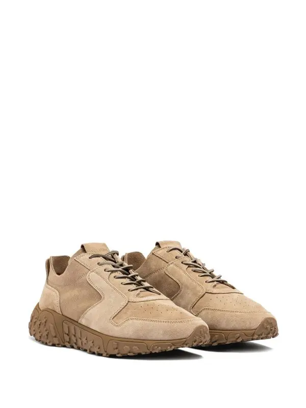 BUTTERO® Lace-up Suede Sneakers - Neutrals