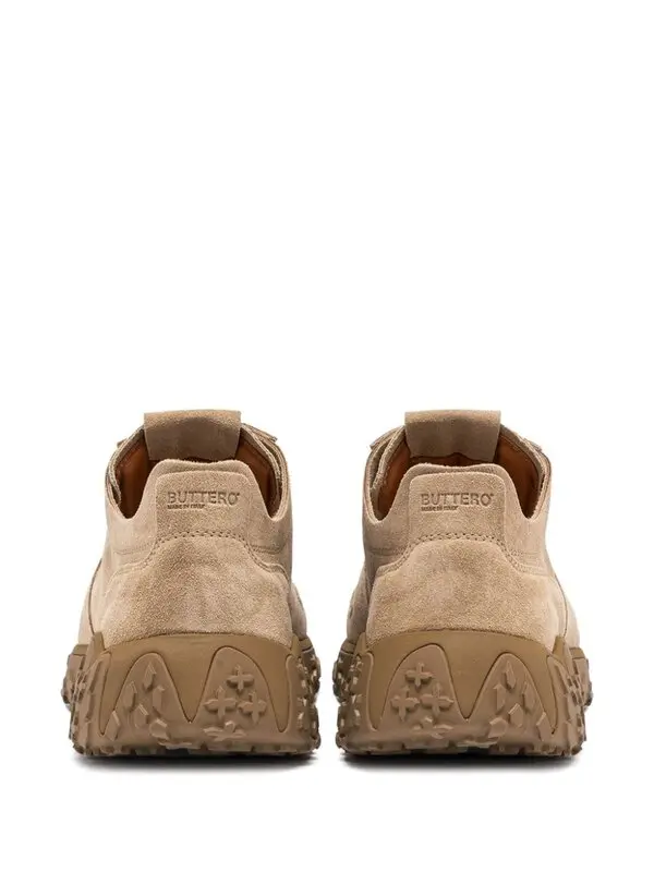 BUTTERO® Lace-up Suede Sneakers - Neutrals