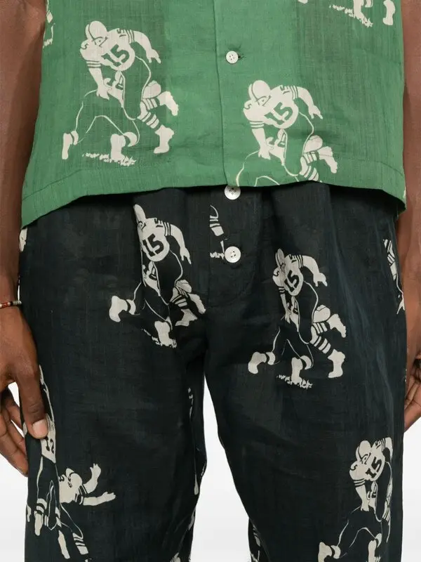 BODE Football-pattern Trousers