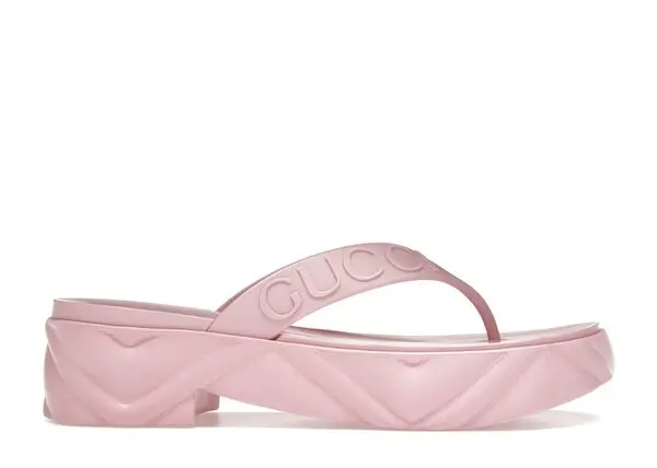 Gucci Platform Thong Sandal - Pink