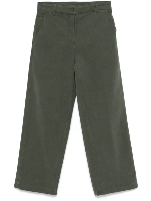 Aspesi Twill Cropped Trousers