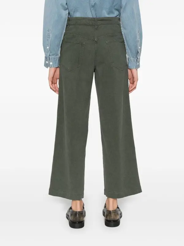 Aspesi Twill Cropped Trousers