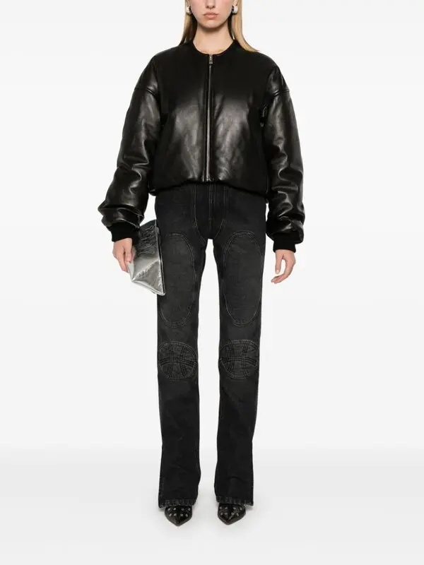 JEAN PAUL GAULTIER Lace-up Denim Jeans