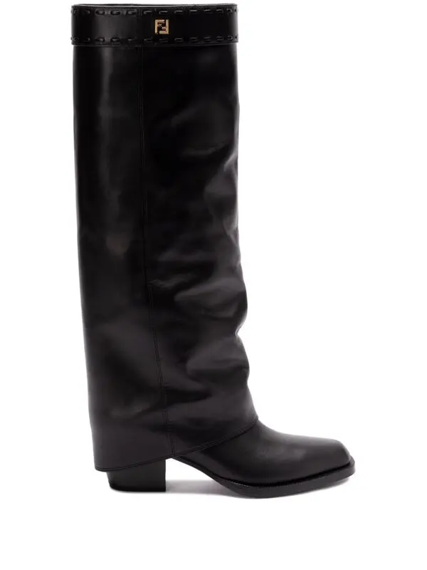 Fendi Knee-length Leather Boots