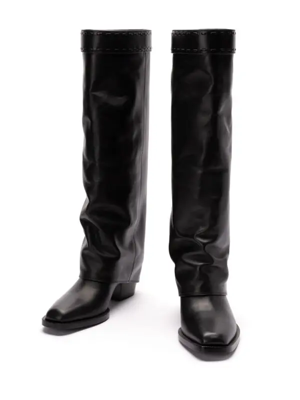 Fendi Knee-length Leather Boots