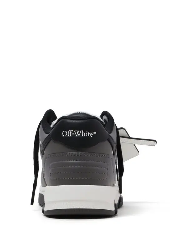 Off-White Out Of Office" Calf Leather Sneakers - Grey