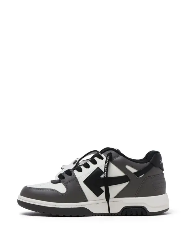Off-White Out Of Office" Calf Leather Sneakers - Grey