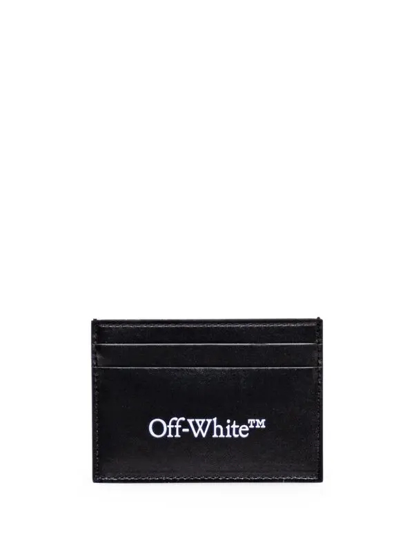 Off-White Bookish Card Holder - Black