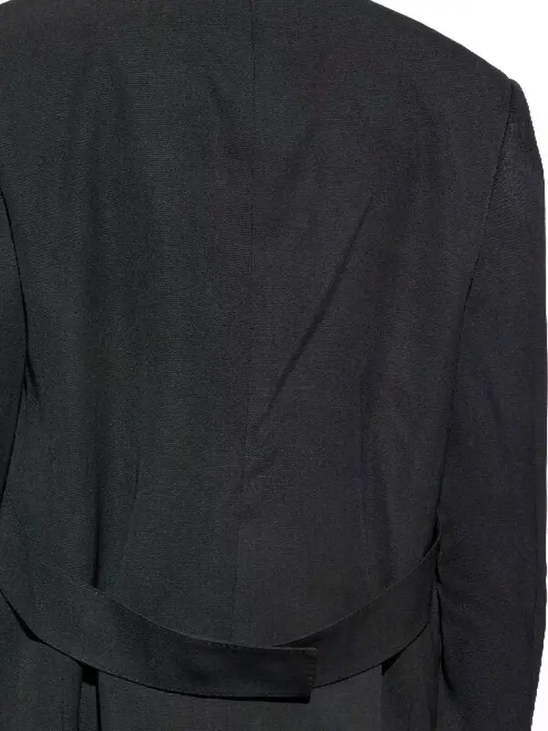 Off-White Wool Criss-cross Blazer