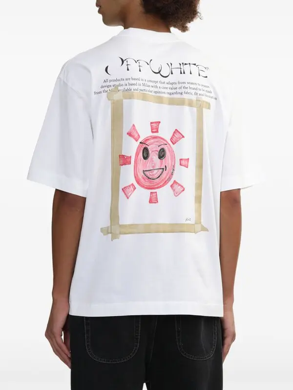 Off-White Sun Moon Skate T-shirt