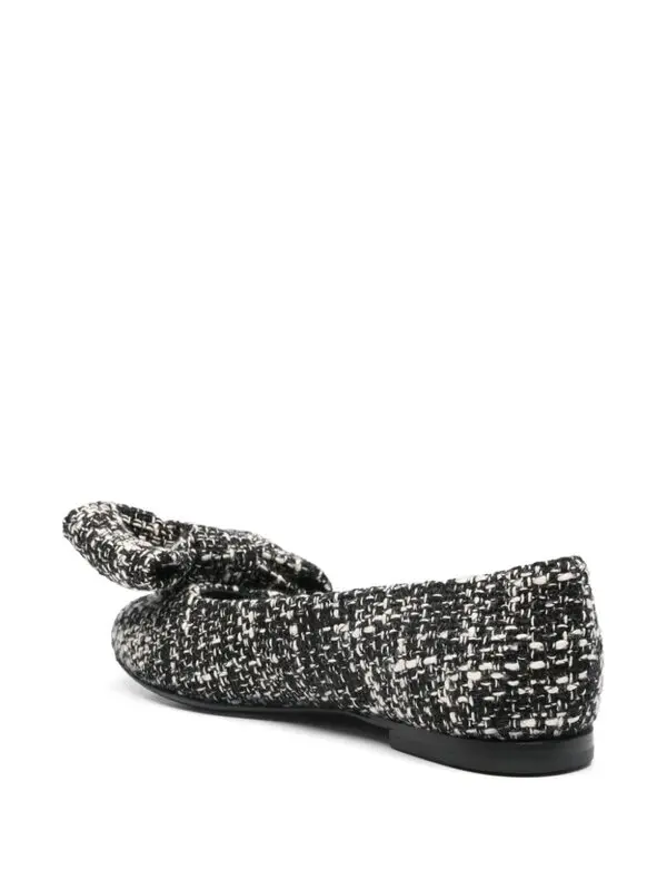 Agl Tweed Ballerina Shoes
