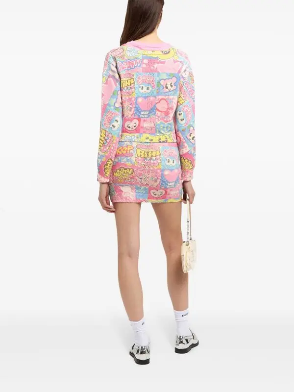 Gcds Hello Kitty Printed Mini Skirt