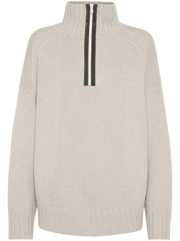 Brunello Cucinelli High-neck Cashmere Jumper