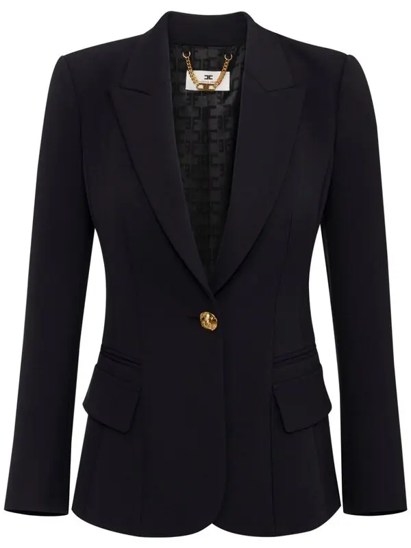 Elisabetta Franchi Peak-lapel Crepe Blazer