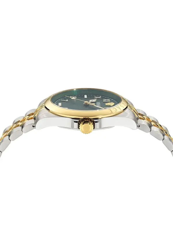 Versace Anteo 41mm Watch With Stainless Steel Link Bracelet
