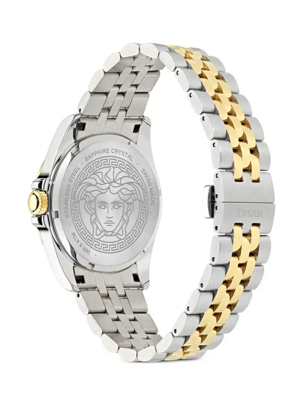 Versace Anteo 41mm Watch With Stainless Steel Link Bracelet