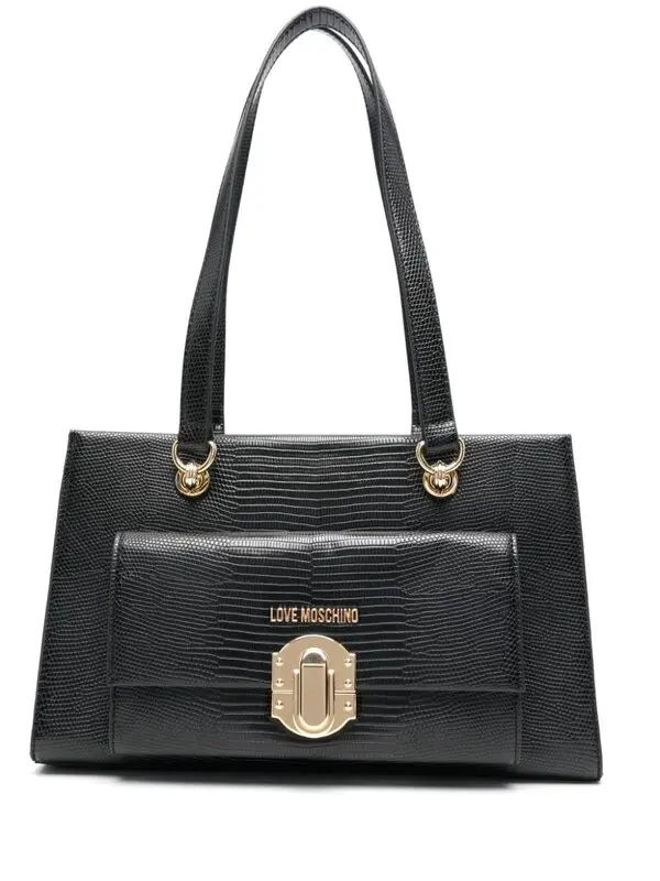 Moschino Logo Lettering Tote Bag